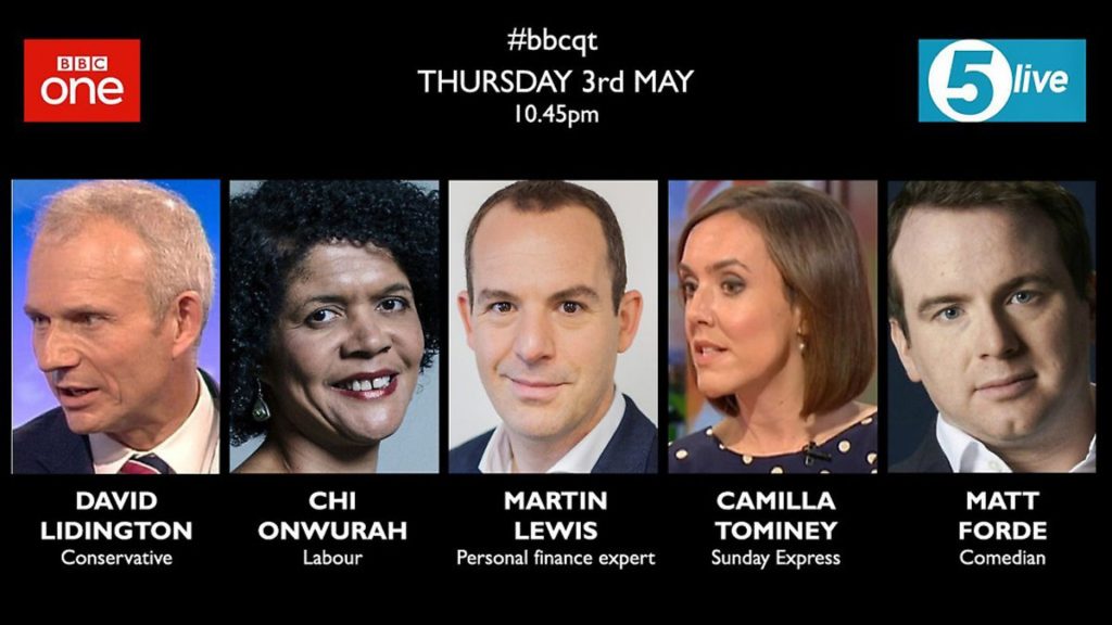 Who Is On Bbc Question Time Tonight